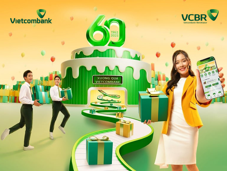 KHUYẾN MẠI KHỦNG MỪNG 60 NĂM SINH NHẬT VIETCOMBANK